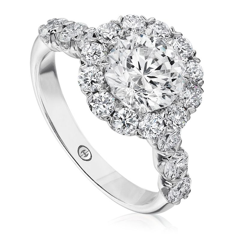 Christopher Designs Classic Solitare Semi-Mount Diamond Engagement Ring ...